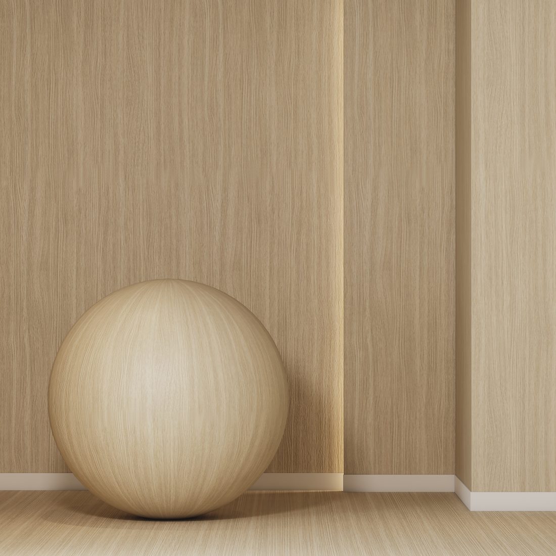 Wood 37 - Seamless 4k Texture - 3D Model for VRay, Corona
