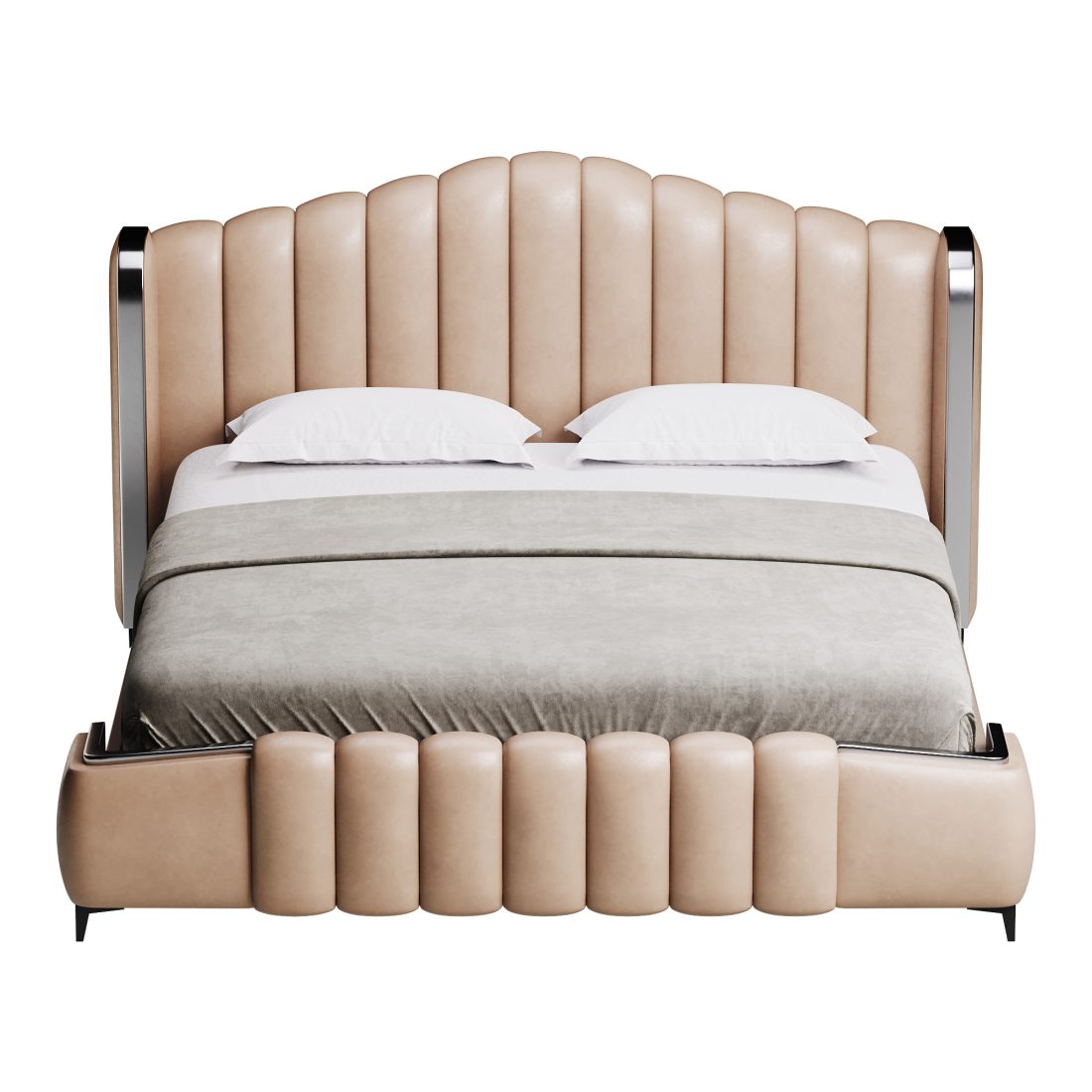 Glam Style Bed 3D Model for Corona | CGMood