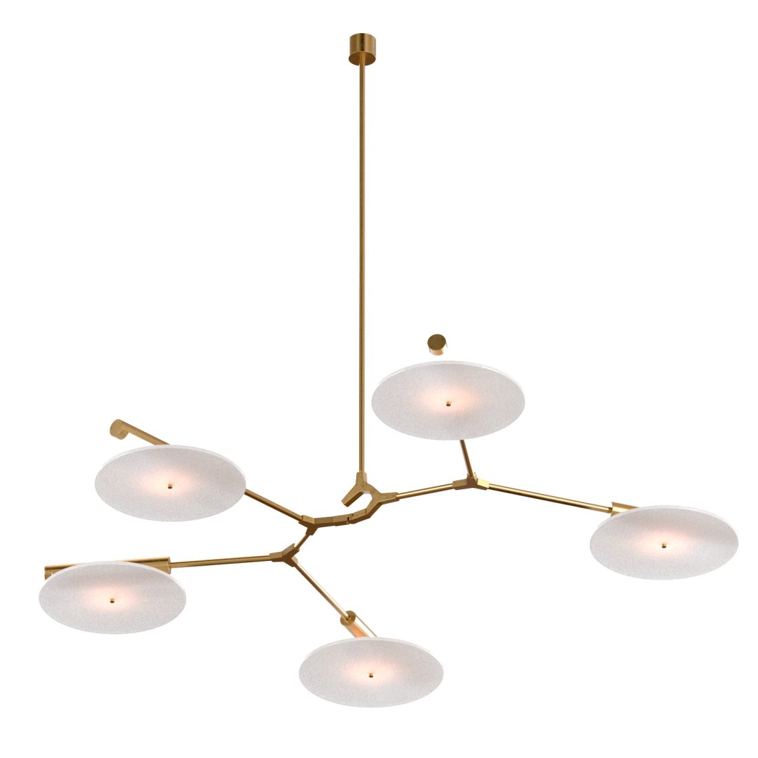 5-light Branching Disc By Lindsey Adelman 3D Model for VRay, Corona ...