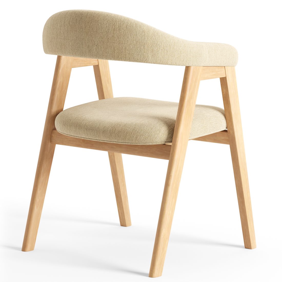 Nik Dining Chair - 3D Model for Corona