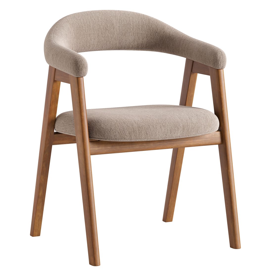 Nik Dining Chair - 3D Model for Corona