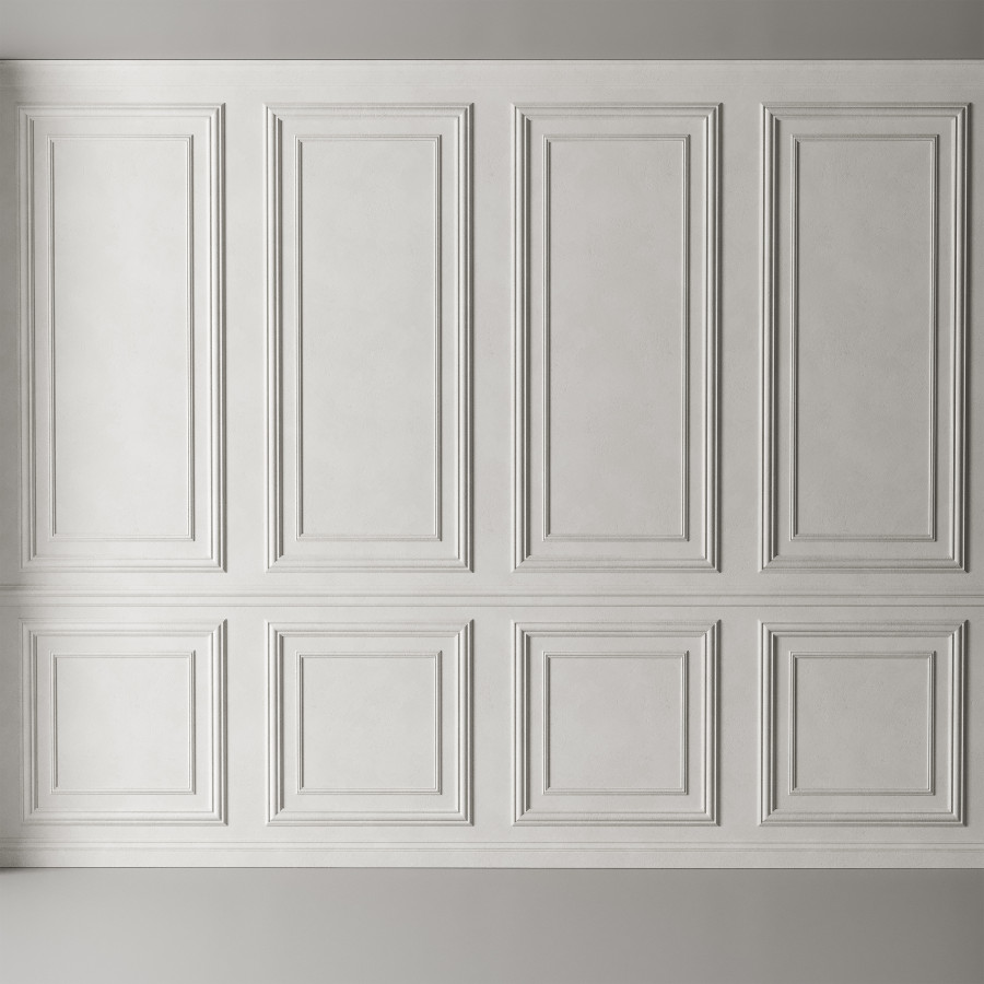 Classic 3d Wall Panel Elegant Design For Interior - 3D Model for VRay ...