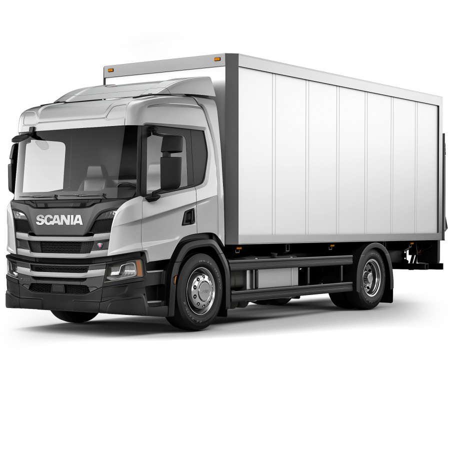 Scania P500 Lorry Truck 2018 - 3D Model for VRay