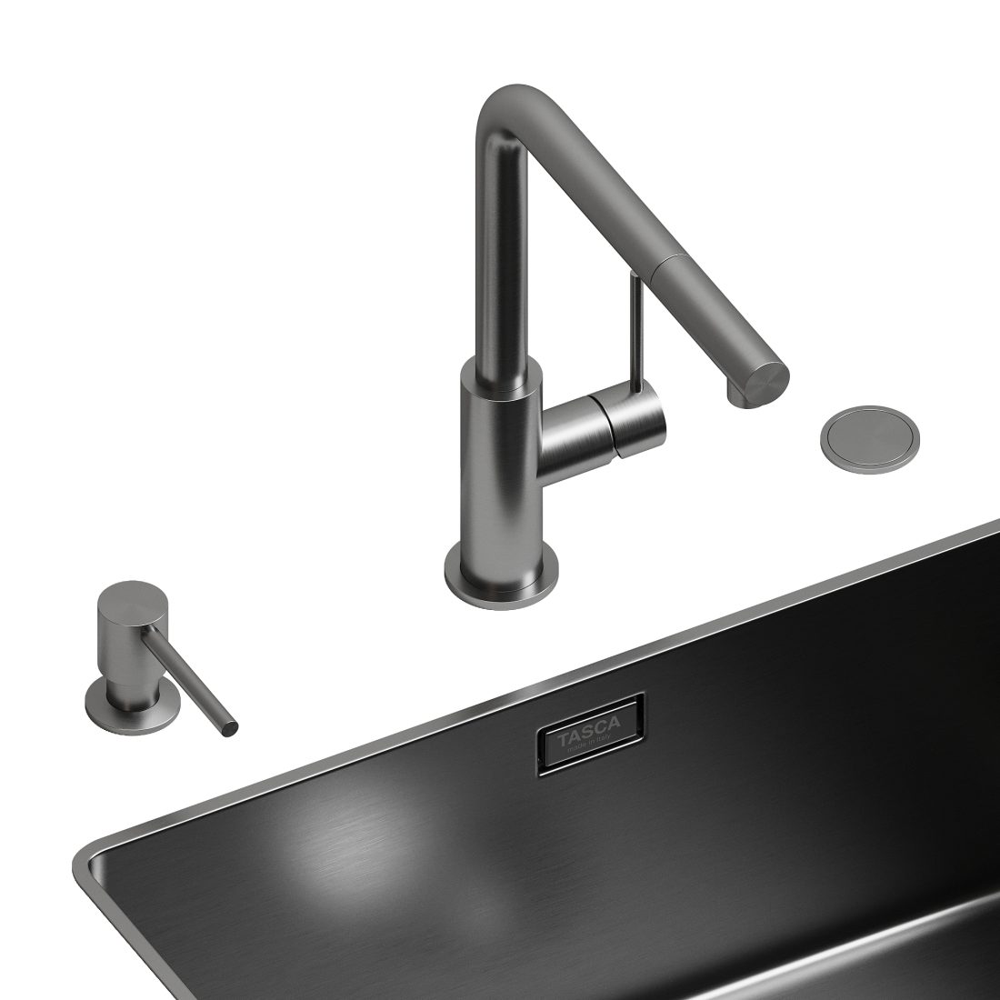 Tasca Pura Slim Kitchen Sinks - 3D Model for Corona