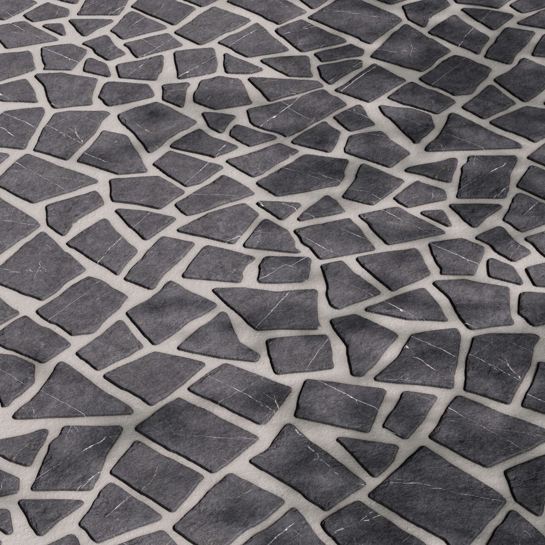 Stone Paving 11 (seamless) - 3D Model for VRay