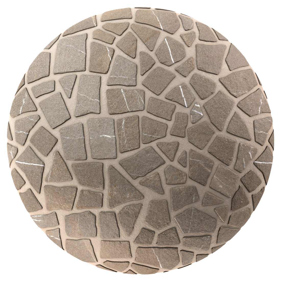 Stone Paving 11 (seamless) - 3D Model for VRay