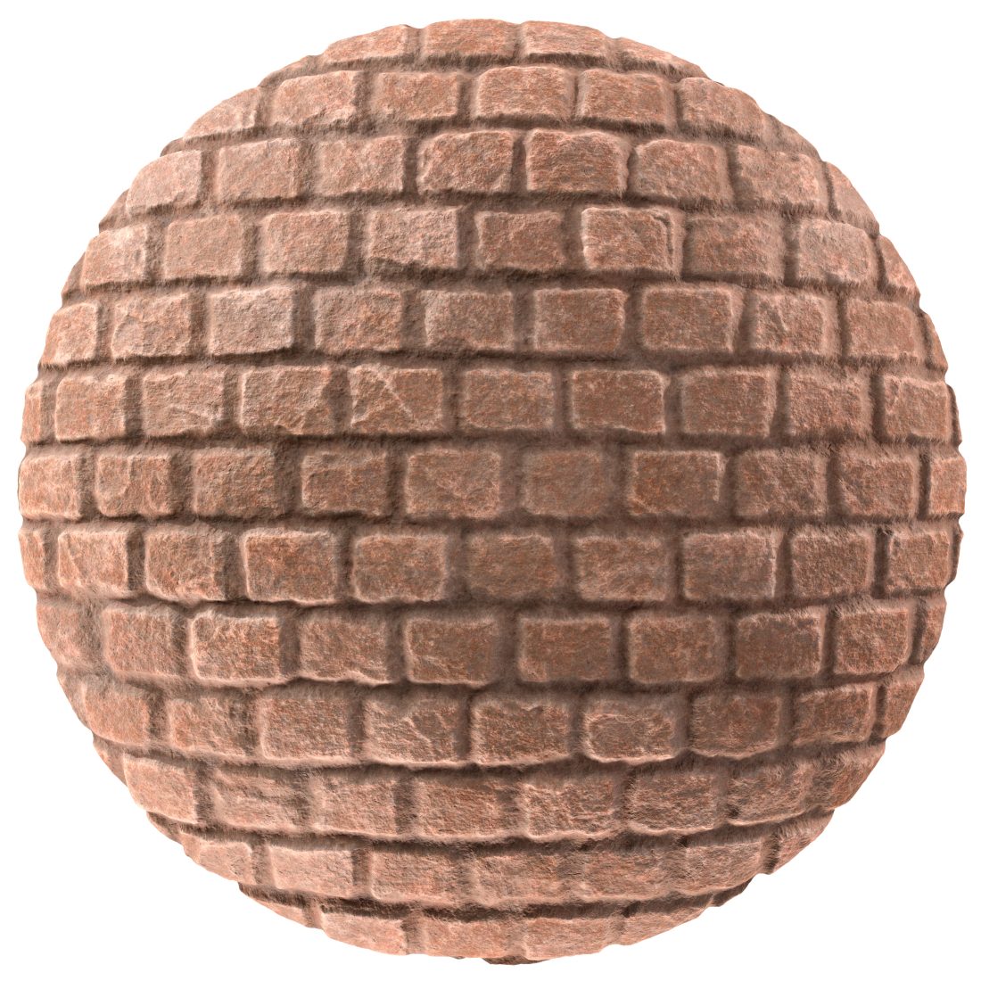 Brick Paint 03 (seamless) - 3D Model for VRay