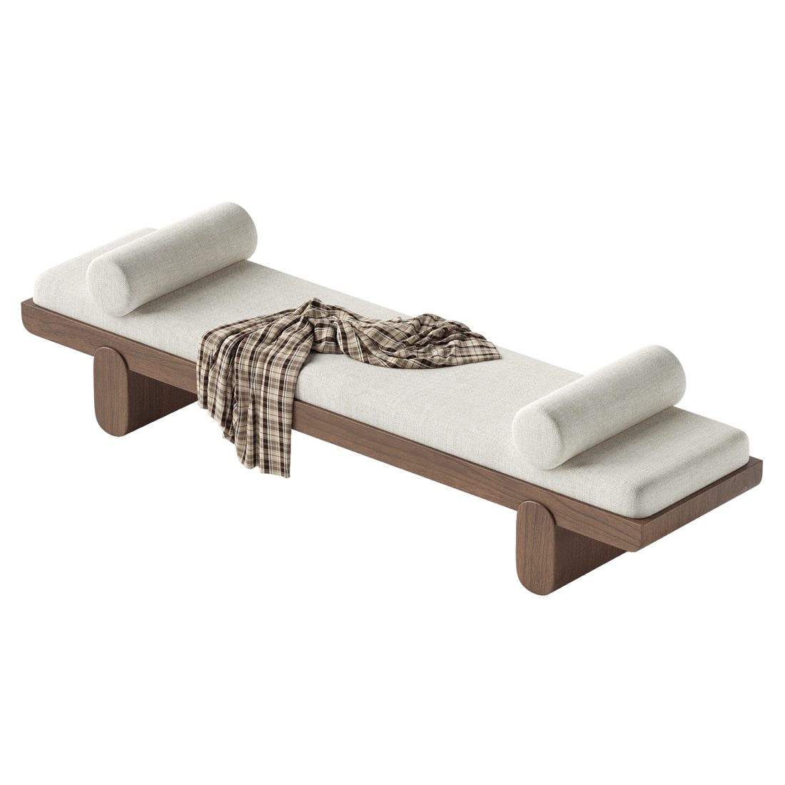 Awaya Bench - 3D Model for VRay, Corona