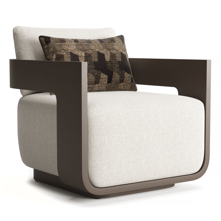 Rh Sedona Aluminum Lounge Chair - 3D Model for Corona