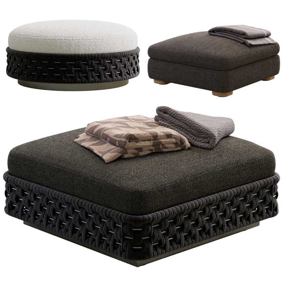 Amii Pouf 3D Model for Corona | CGMood
