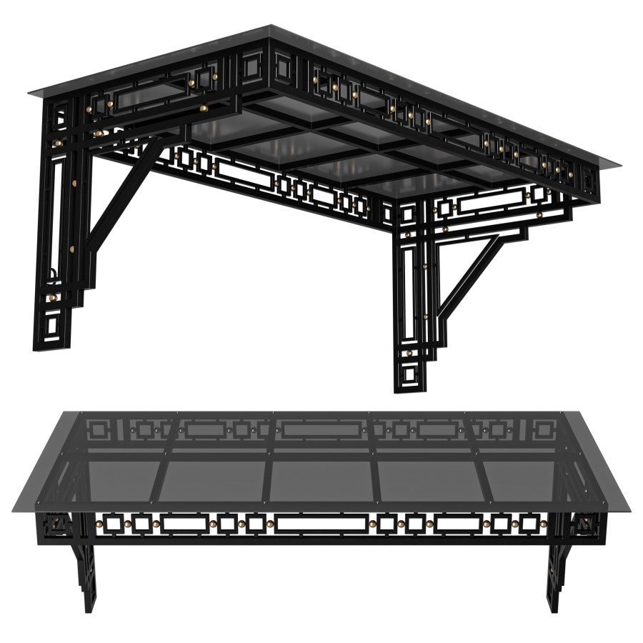Canopy Black Loft 003 3D Model for Corona | CGMood
