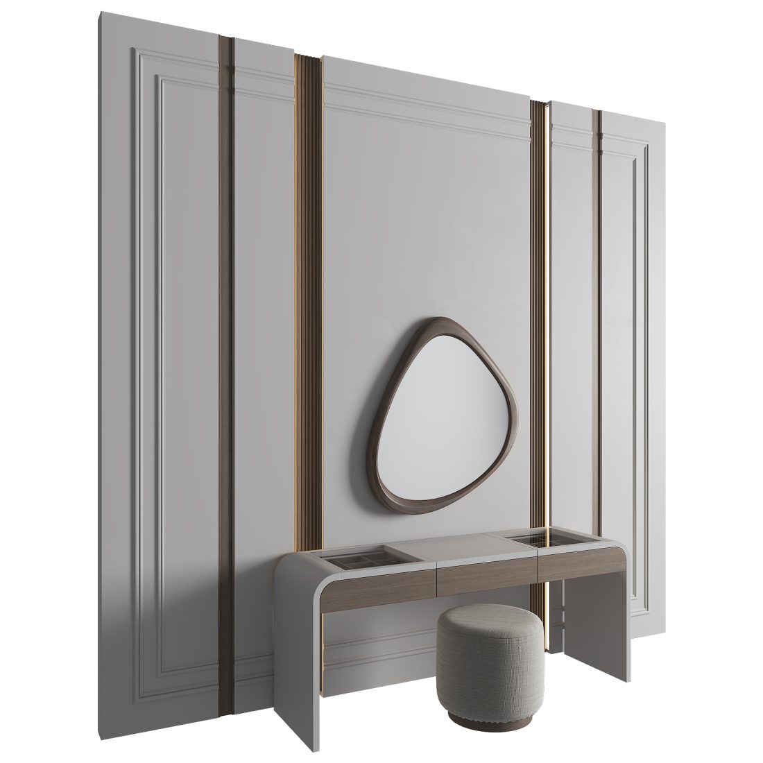 Dressing Table 05 3D Model for VRay, Corona | CGMood