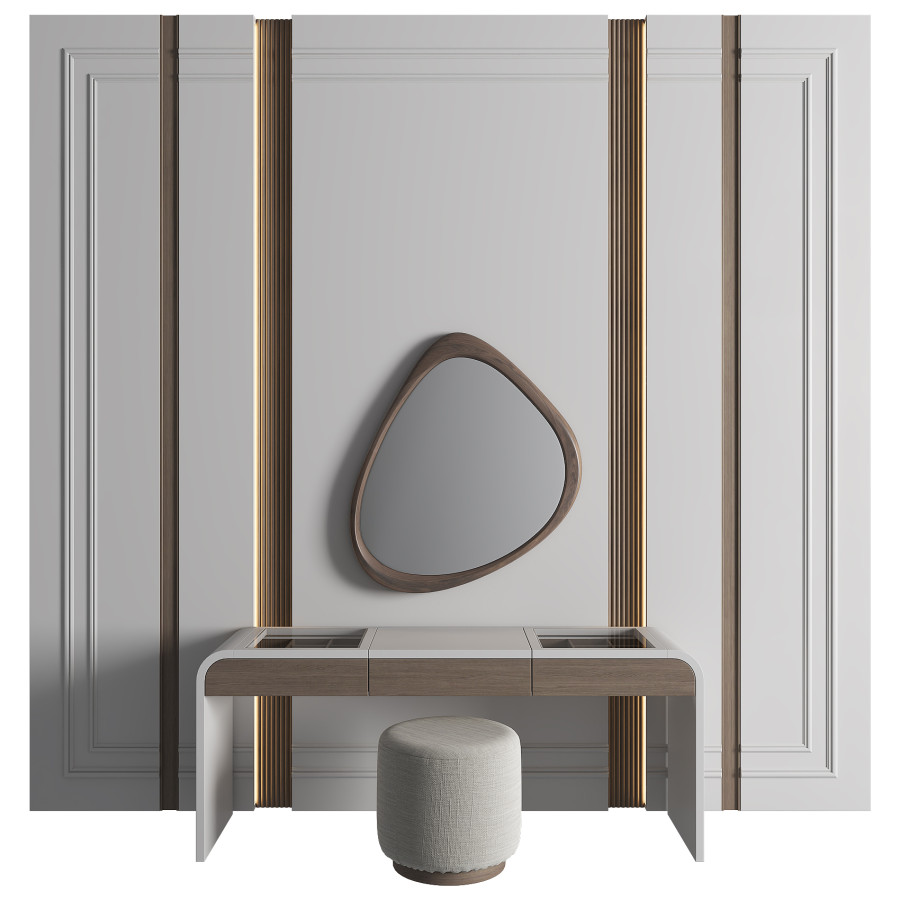 Dressing Table 05 3D Model for VRay, Corona | CGMood