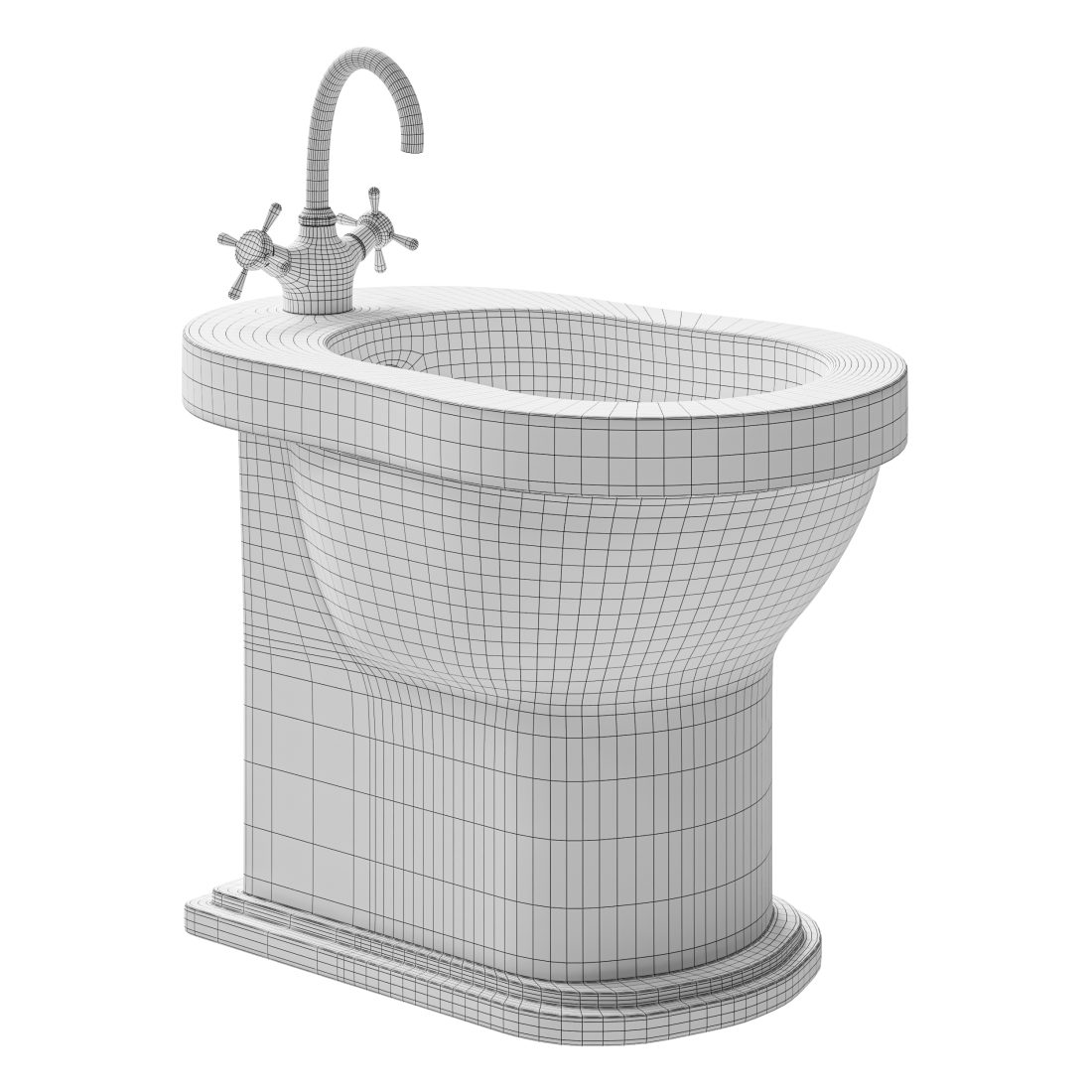 Bidet Classic 3D Model for Corona | CGMood