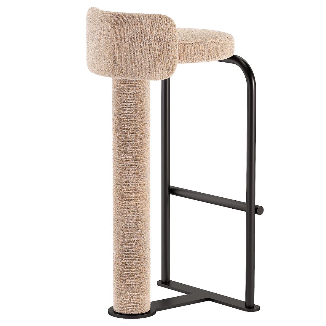 Fox Bar Stool - 3D Model for Corona