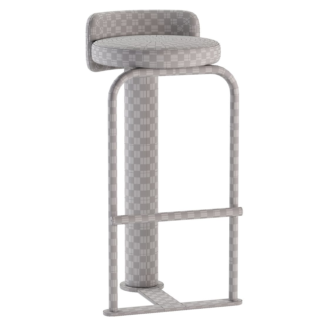 Fox Bar Stool - 3D Model for Corona