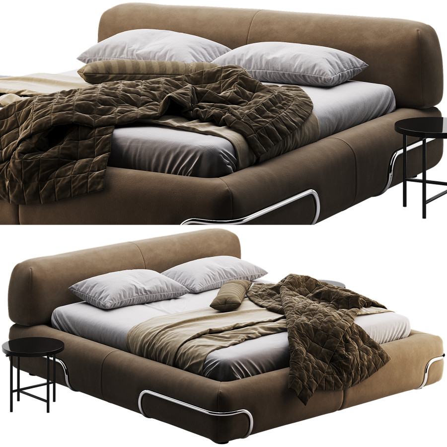 Baxter So Soft Bed 3D Model for FStorm, Corona | CGMood
