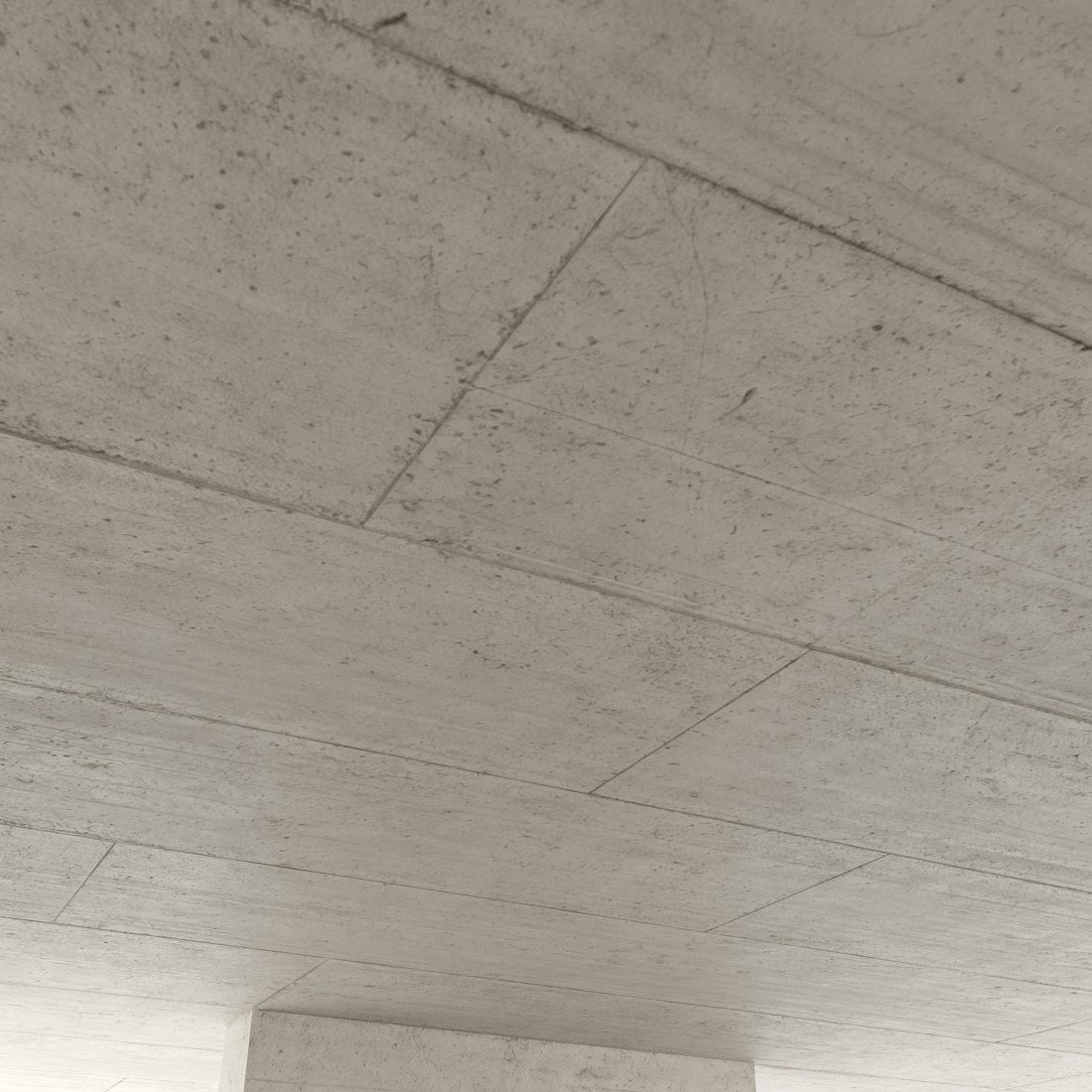 Monolithic Concrete Ceiling - Slab Joints 03 Texture / PBR Material ...