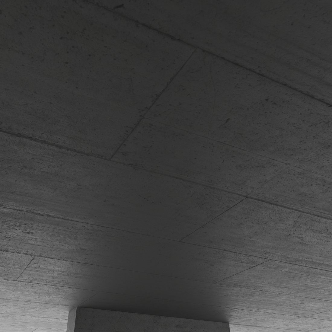 Monolithic Concrete Ceiling - Slab Joints 03 Texture / PBR Material ...