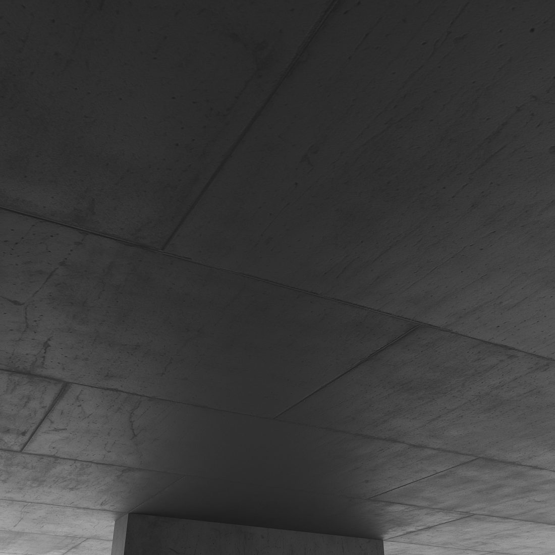 Monolithic Concrete Ceiling - Slab Joints 05 Texture / PBR Material ...