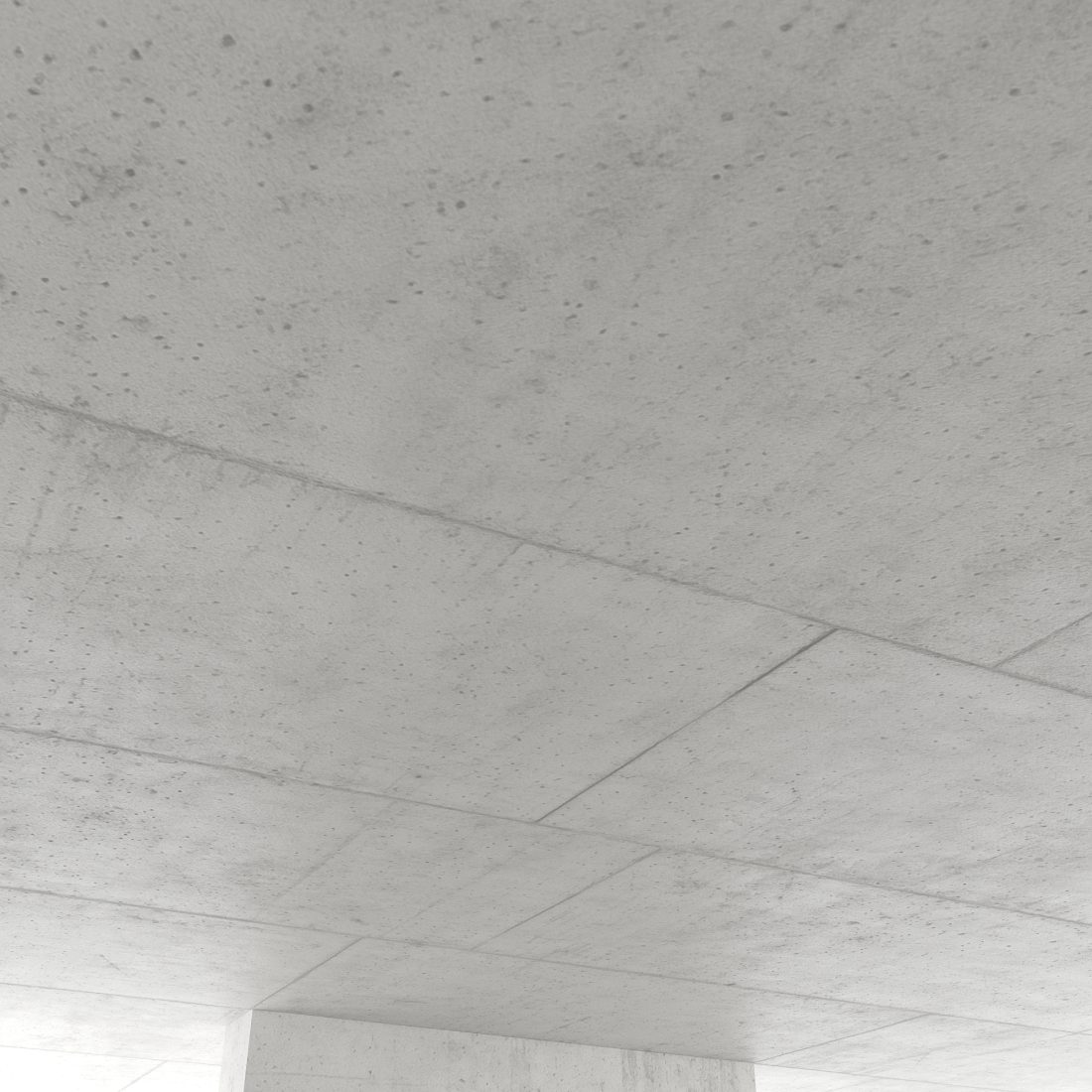 Monolithic Concrete Ceiling - Slab Joints 06 Texture / PBR Material ...