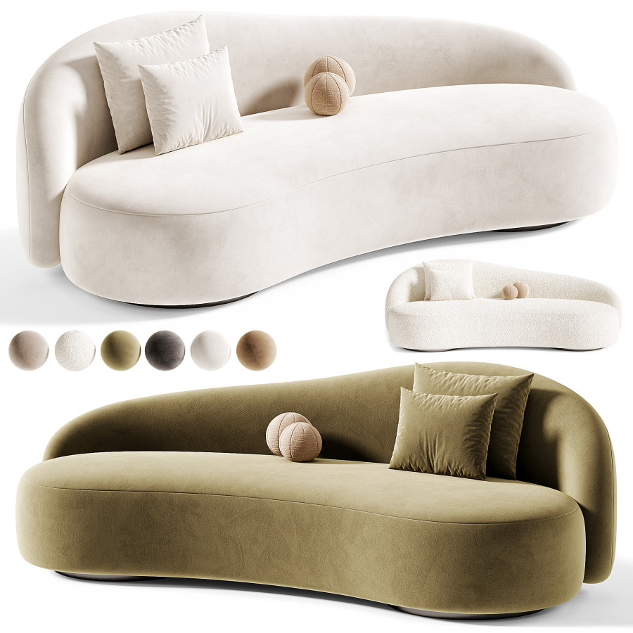 Melvin Sofa By Cazarina 3D Model for Corona | CGMood