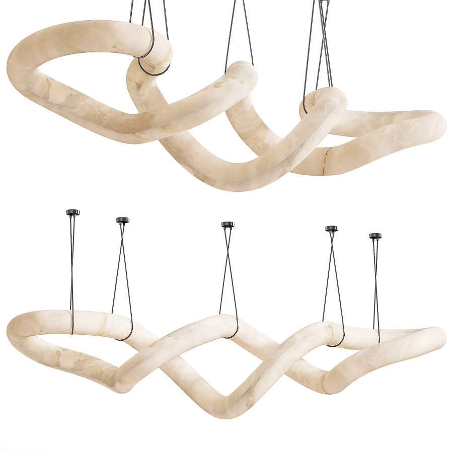Infinity 16 Pendant Light By Atelier Alain Ellou 3D Model for Corona ...