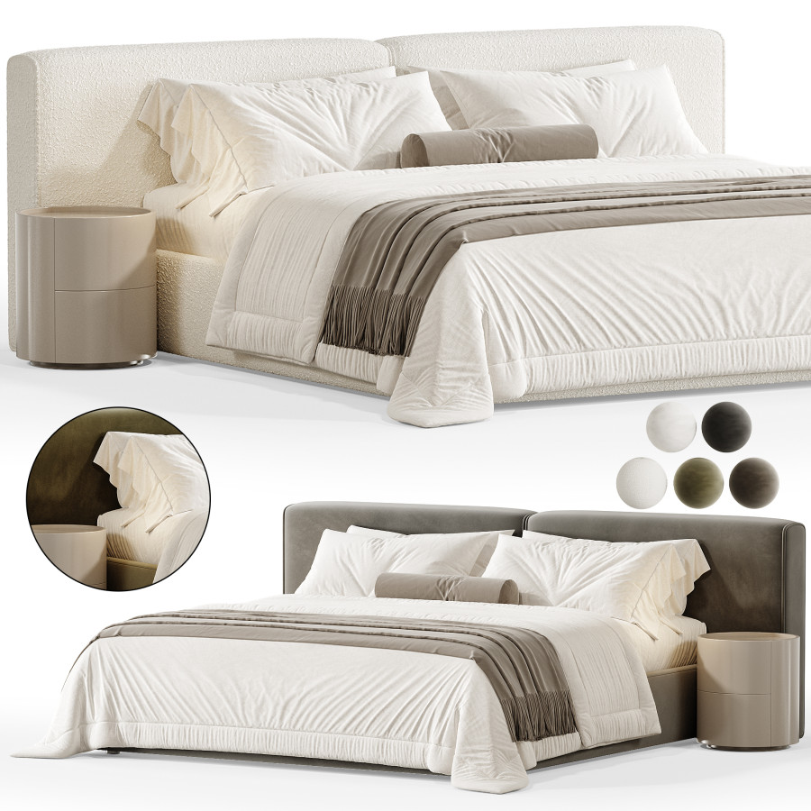 Dabl Bed 3D Model for VRay, Corona | CGMood