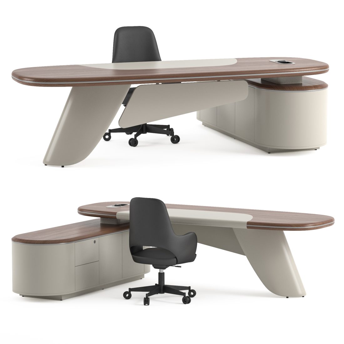 Kano Avia Office Table 3D Model for VRay, Corona | CGMood