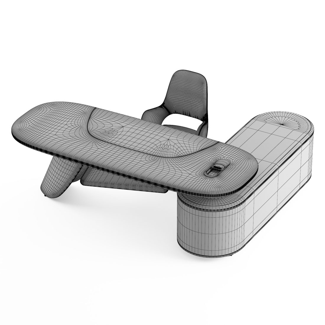 Kano Avia Office Table 3D Model for VRay, Corona | CGMood
