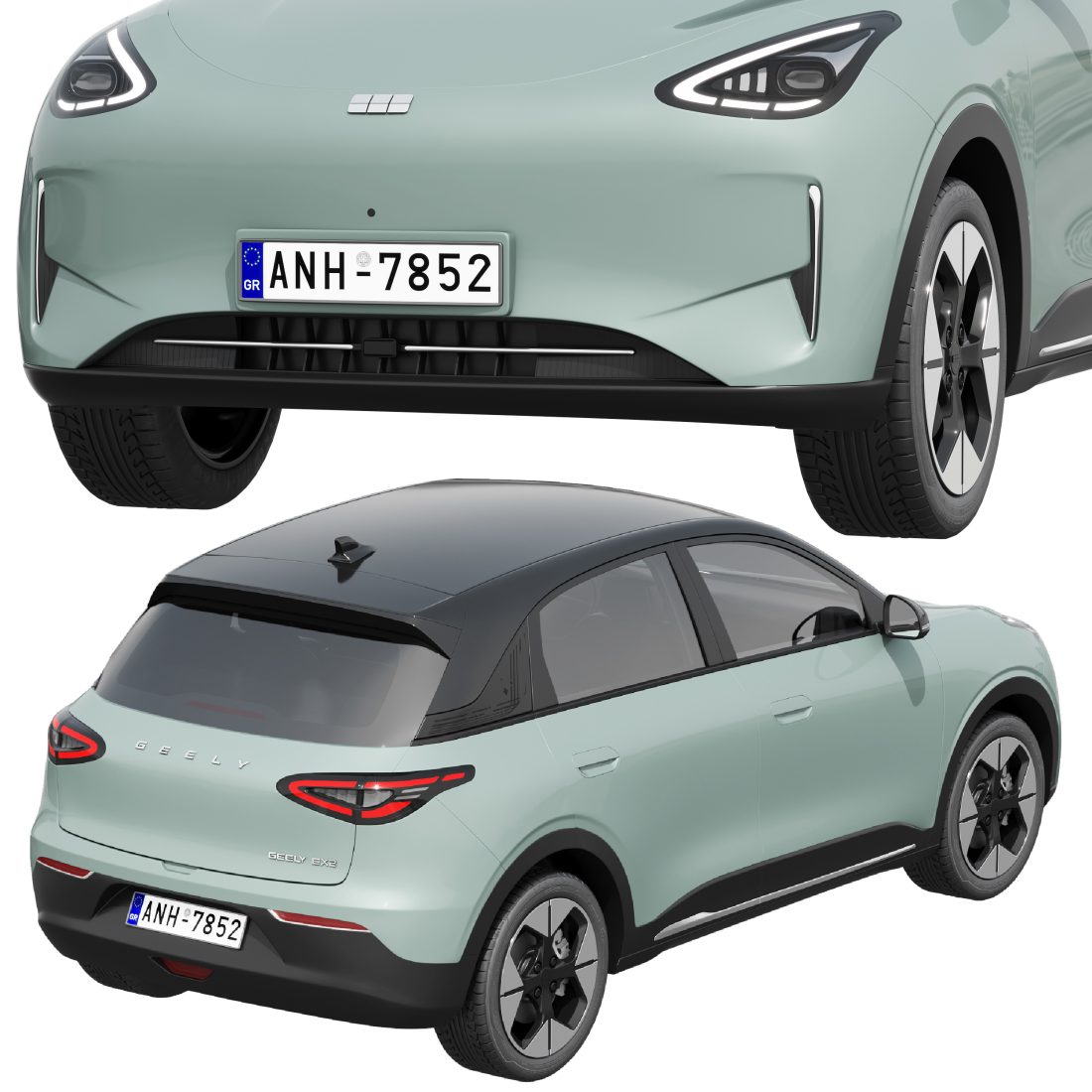 Geely EX2 2025 3D Model for Corona | CGMood