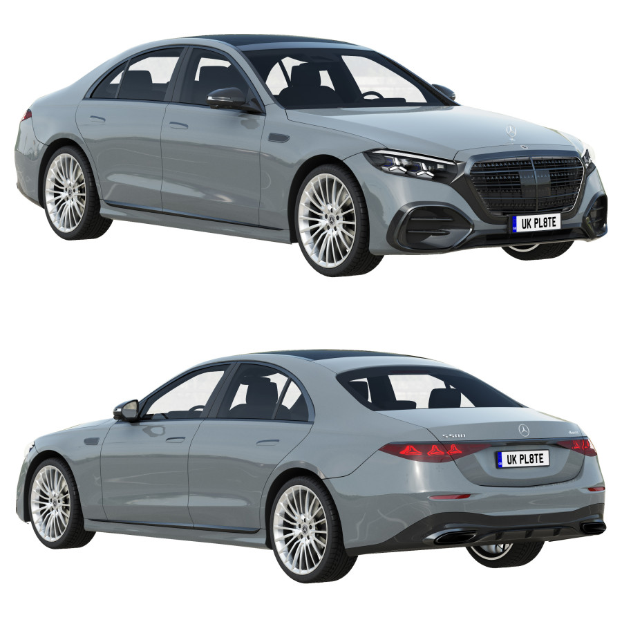 Mercedes-Benz S-Class W223 AMG-Line 2027 3D Model for VRay | CGMood
