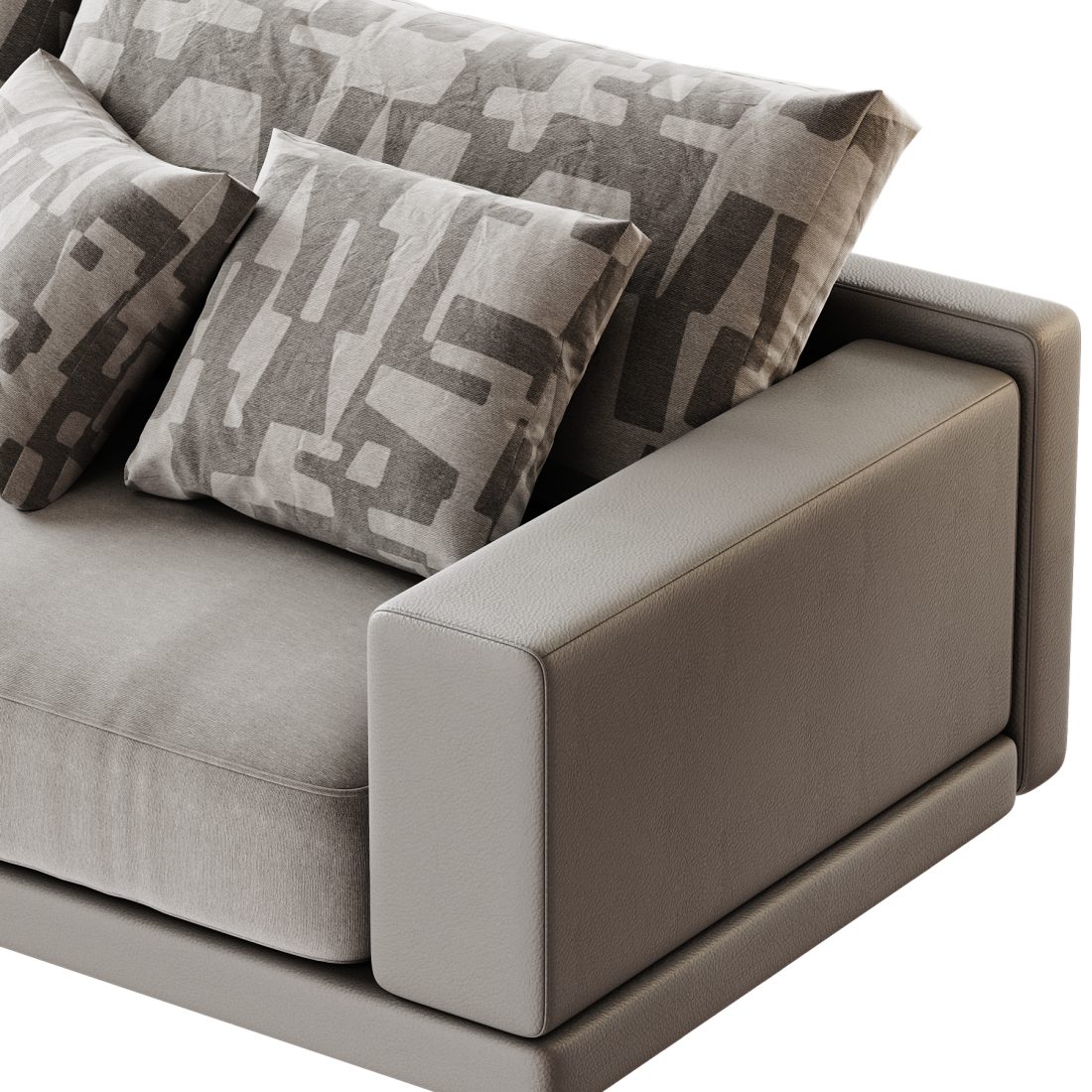 Mondrian Sofa - 3D Model for Corona