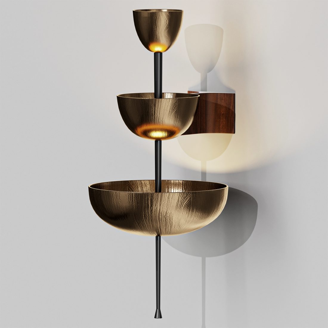 Achille Salvagni Simposio Single Bronze Sconce 3D Model for Corona | CGMood