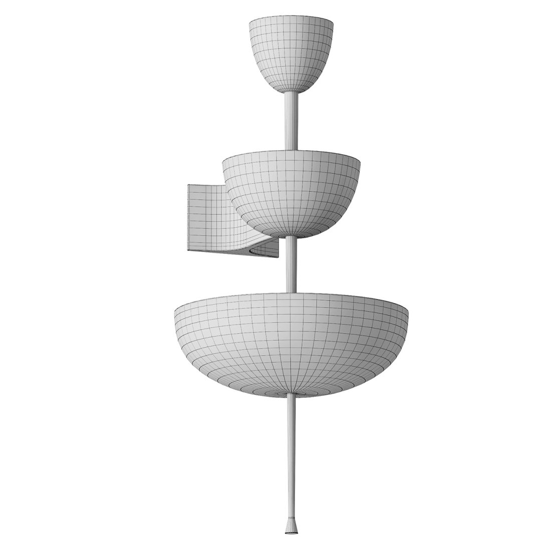 Achille Salvagni Simposio Single Bronze Sconce 3D Model for Corona | CGMood