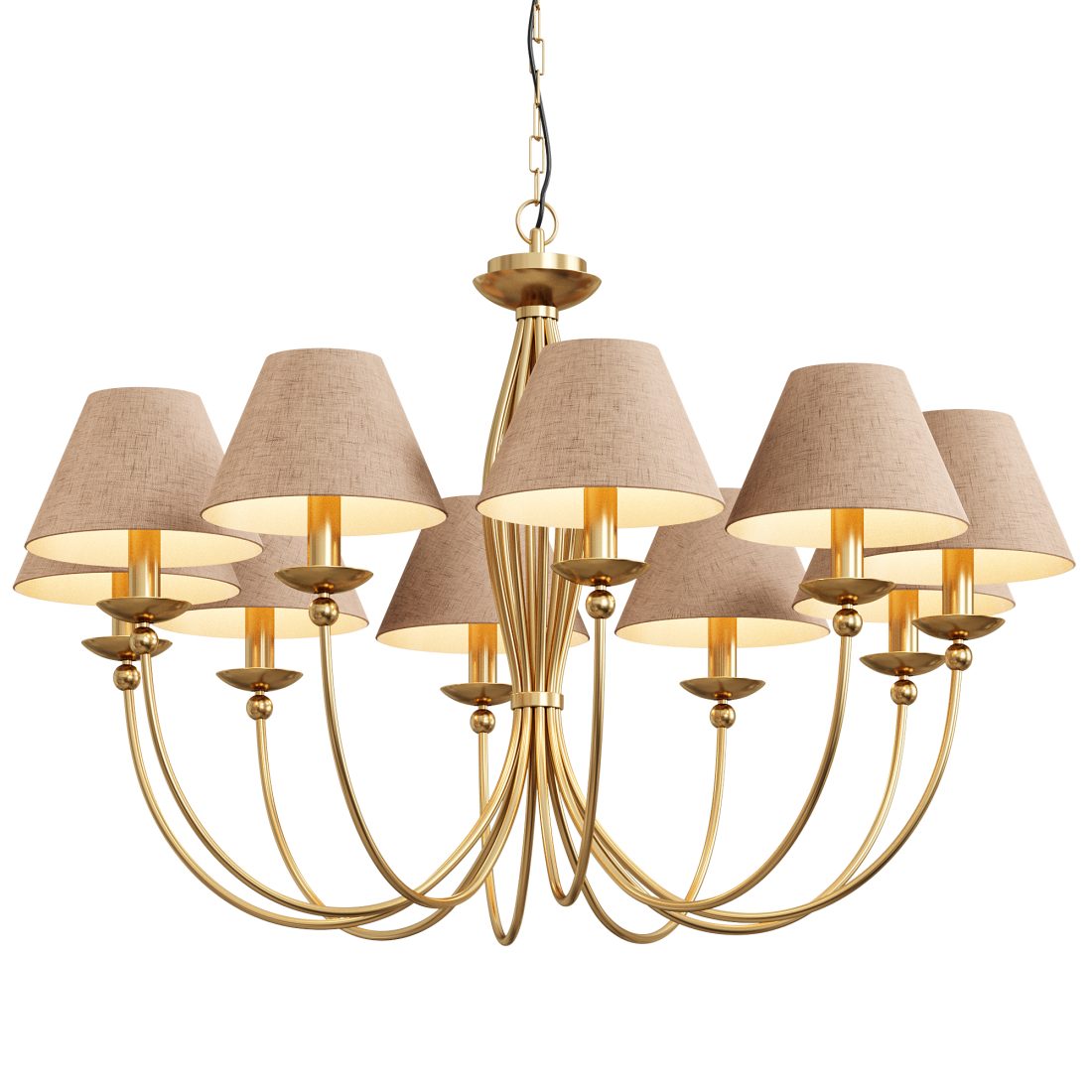 Lampa Wiszaca Gibas Rocco Chandelier 3D Model for VRay, Corona | CGMood