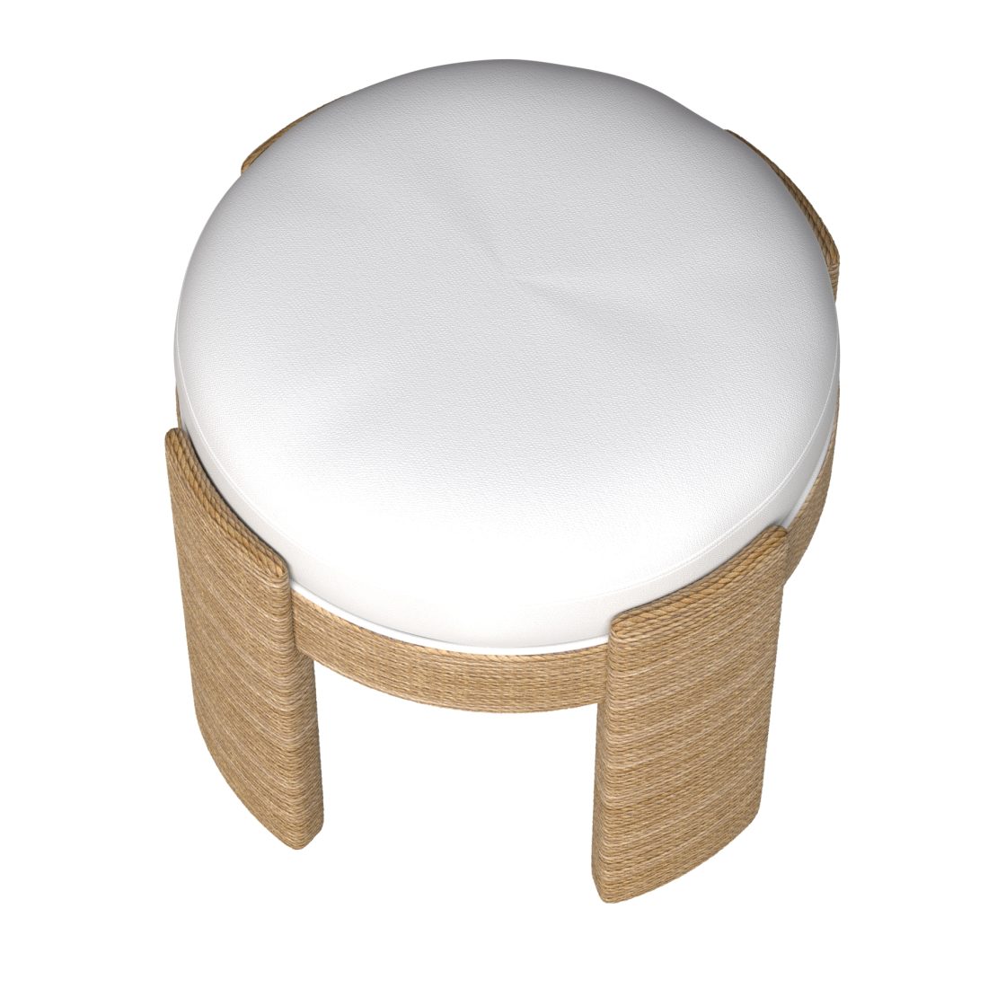Palecek Faye Ottoman 3D Model for Corona | CGMood