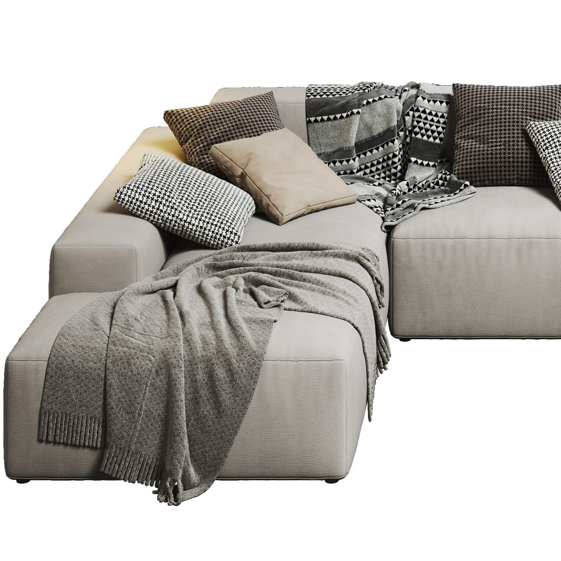 Jesse Daniel Chaise Longue 3D Model for VRay, Corona | CGMood
