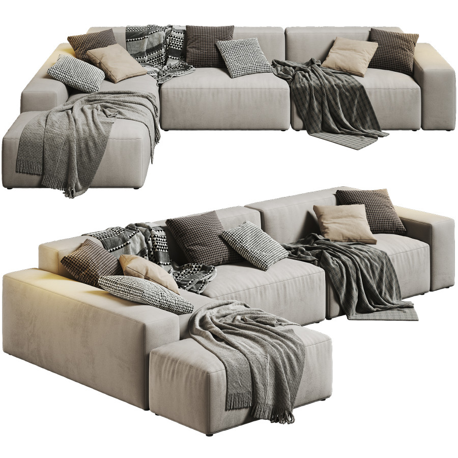 Jesse Daniel Chaise Longue 3D Model for VRay, Corona | CGMood