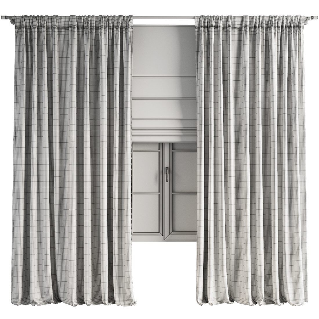 Curtain 04 3D Model for Corona | CGMood