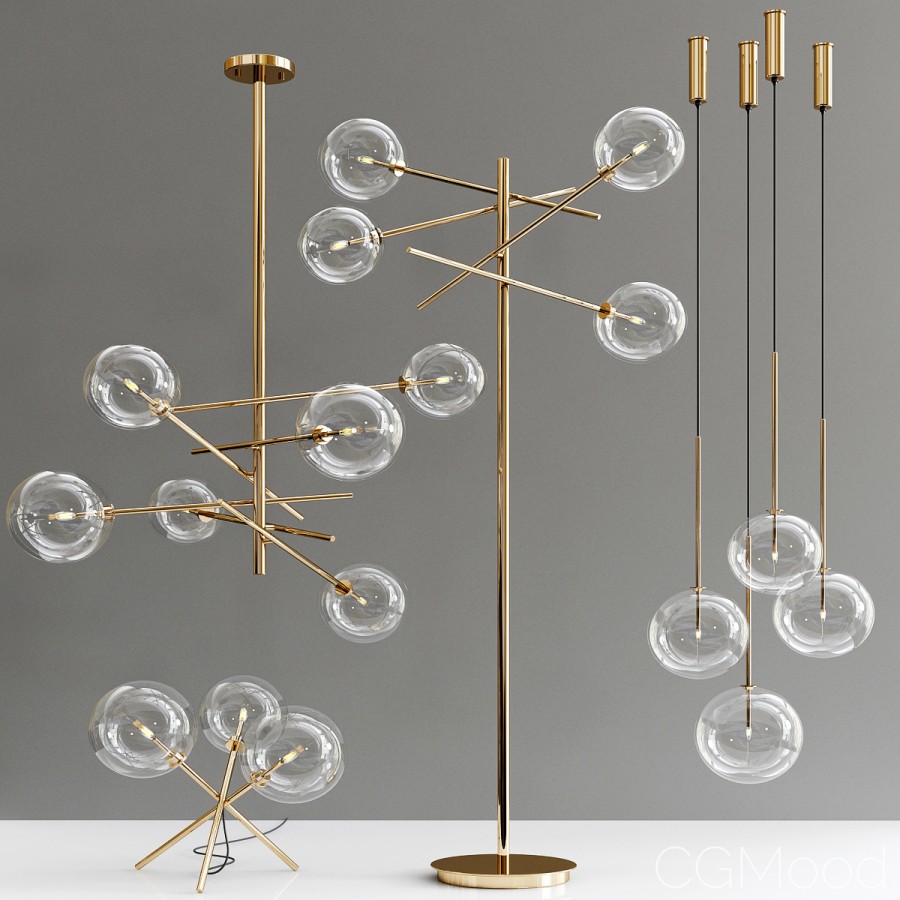 Bolle Gallotti Collection - 4 Types 3D Model for VRay | CGMood
