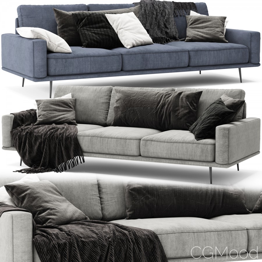 Boconcept Carlton Sofa 3D Model for VRay | CGMood