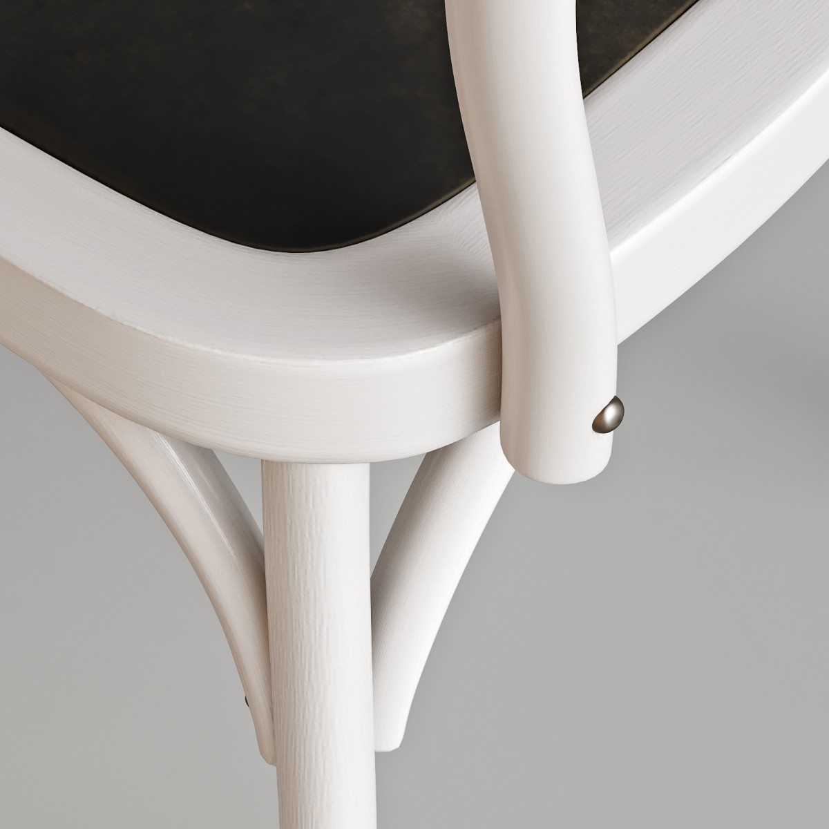 Cross Back Dining Chair With Arms - 3D Model for Corona