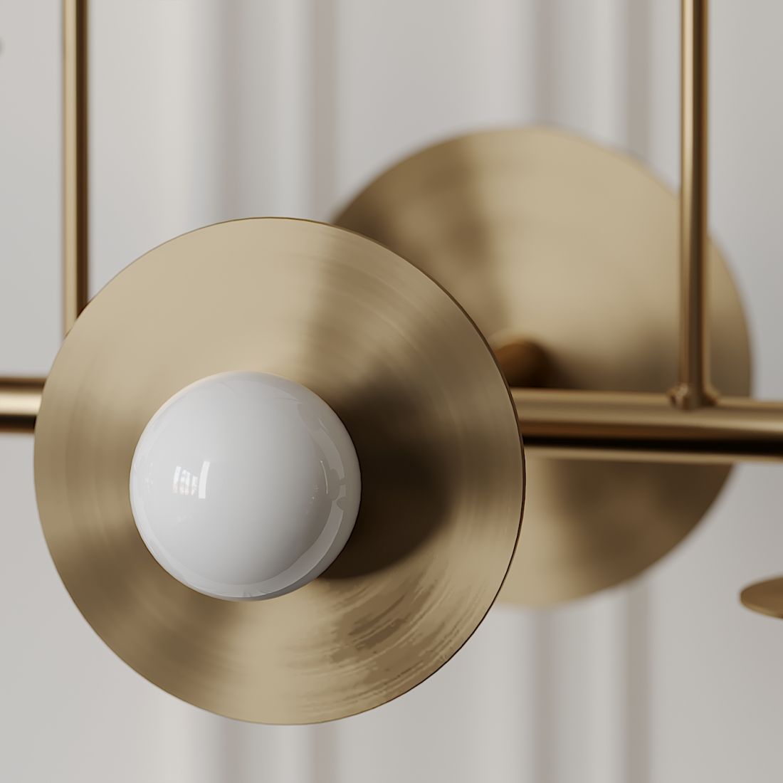 Nodes 8 Light Linear Suspension Kelly By Kelly Wea - 3D Model for Corona