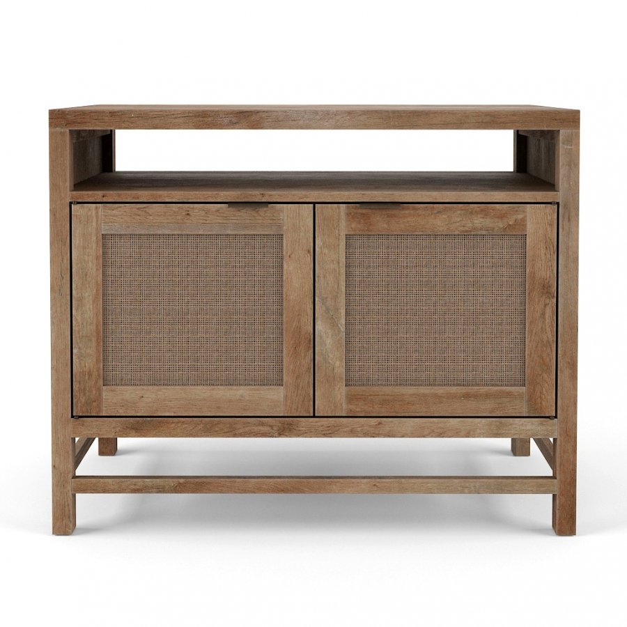 Blake Grey Wash 42 Media Console - 3D Model for VRay