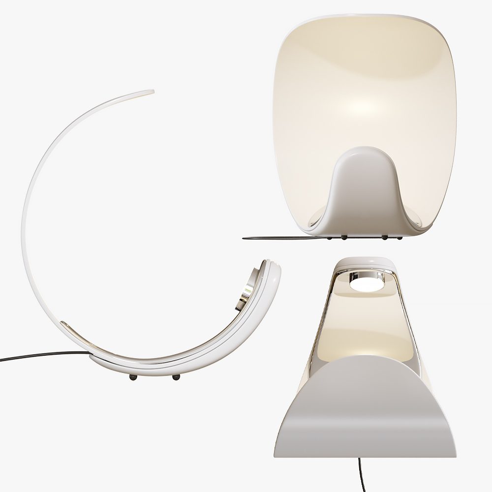 Luceplan Curl Table Lamp 3D Model for Corona | CGMood