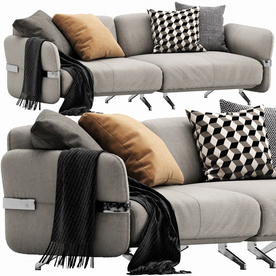 Natuzzi Pablo 3D Model for VRay, Corona | CGMood
