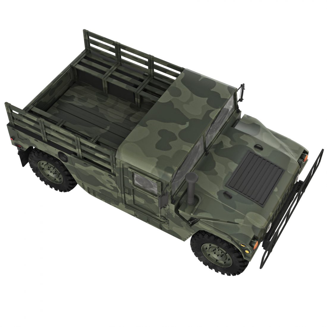 Humvee Military M998 3D Model for VRay | CGMood