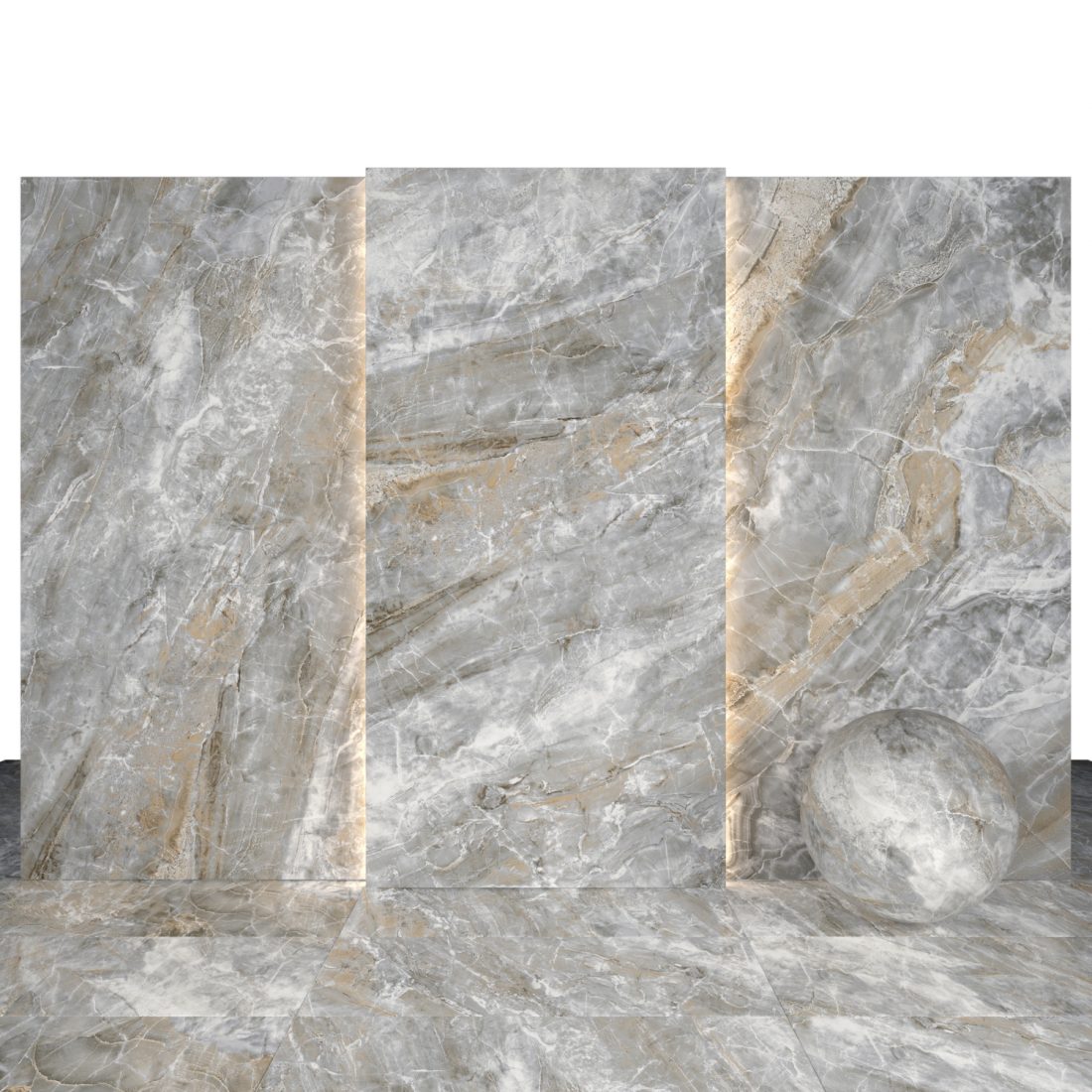 Canyon Gray Marble - 3D Model for VRay