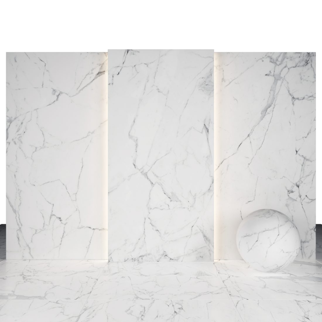 Carrara White Marble 05 - 3D Model for VRay